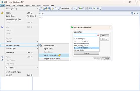 Using ODBC Drivers With JMP