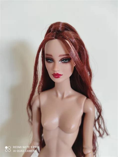 FASHION ROYALTY ANJA Reroot Repaint Nuda Nude Naked Dolls Integrity