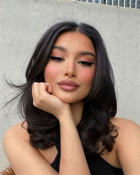 Brown Lipstick Makeup Bold Makeup Cute Makeup Black Hair Makeup Satin Lipstick Dark Brown