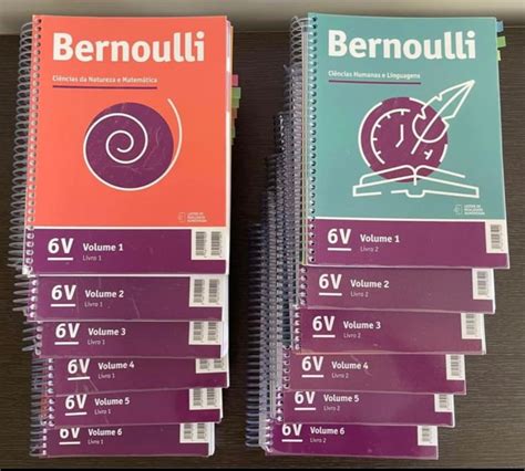 Apostilas Livros Pré vestibular Enem Bernoulli Livro Bernoulli Usado
