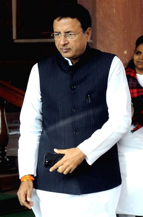 Congress MP Randeep Surjewala At Parliament