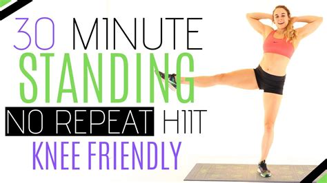 Very Sweaty Fat Burn Cardio For Weight Loss Minute No Repeat Knee