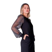 Jaleco Feminino Diva Luxo Preto Funwork