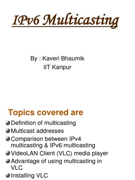 ipv6 multicasting pdf i pv6 multicast