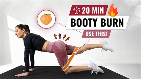 20 MIN BOOTY WORKOUT AT HOME With Band YouTube