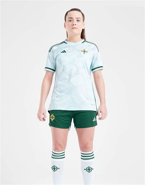 Nova Camisa Reserva Da Irlanda Do Norte Feminino 2023 Adidas MDF