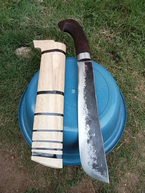 Golok Baja Per Tebas Bambu Kayu Kupas Kelapa Khas Seuat Banten Lazada