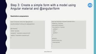 Creating Custom Validators On Reactive Forms Using Angular Ppt