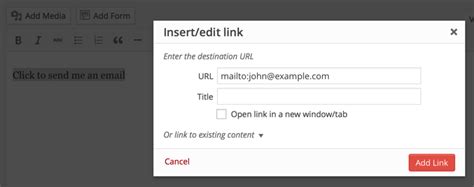 3 simple steps to add a mailto link in wordpress themewaves