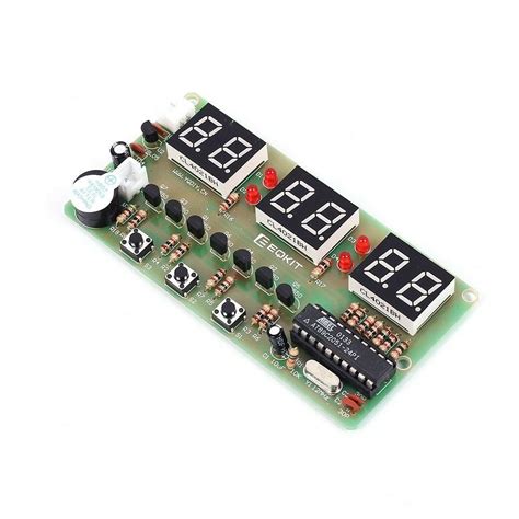 Diy Kit 31 Digital Clock Kit Using Seven Segment Displays Buildcircuitcom