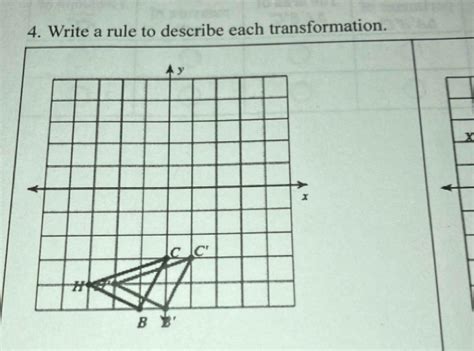 4 write a rule to describe each transformation x [coordinate geometry]