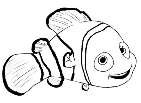 How To Draw Nemo Draw Central Nemo Coloring Pages Disney Drawings