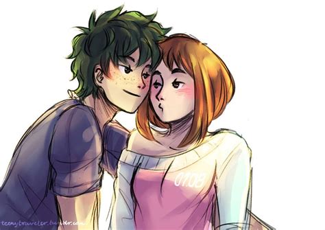 Deku X Uraraka First Kiss