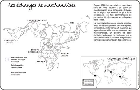 Les échanges de marchandises dans le monde L Atelier d HG Sempai