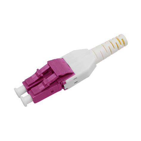 Mm Duplex Mm Om Lc Upc Uniboot Connector Fiber Optic