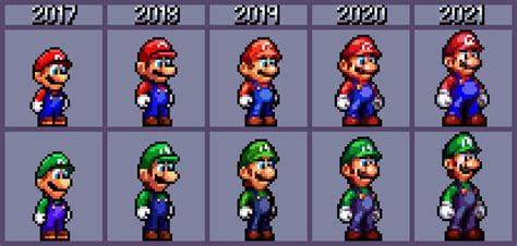 Super Mario Coalition Mario Bros Sprite Evolution By HellJumper52 On