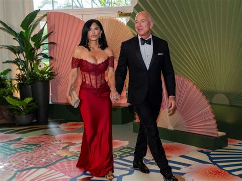Jeff Bezos and fiancée Lauren Sánchez were among the top tech bosses