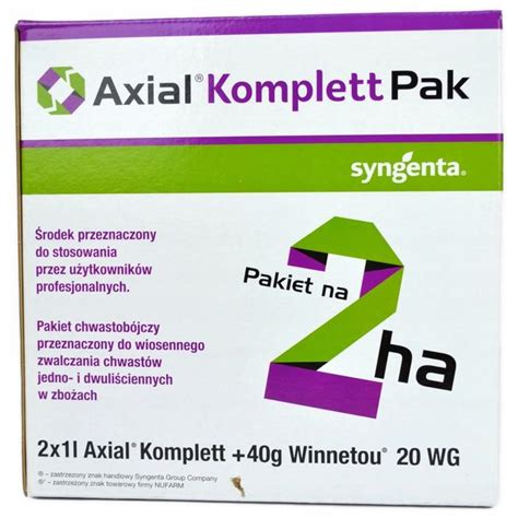 AXIAL KOMPLETT PAK 2x1L 1x40G OPRYSK NA CHWASTY ERLI Pl
