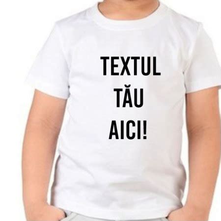 Tricou Personalizat Cu Text Pentru Copii