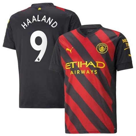 Maillot De Foot Maillot Manchester Cityx Haaland Ext Rieur Survetement
