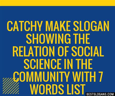 100 Catchy Make Showing The Relation Of Social Science In The