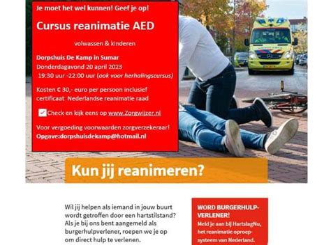 Cursus Reanimatie Aed Sumar