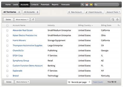 Crm Screenshots Tour Zoho Crm