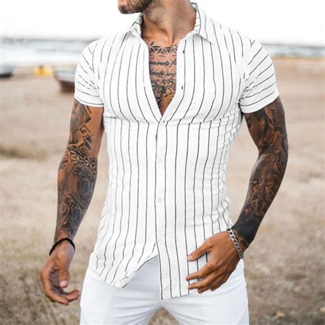 Camisas Para Hombre Rayas Atelier Yuwa Ciao Jp