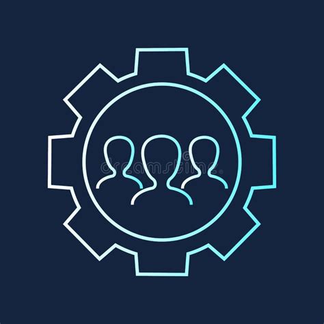 Icono Del Vector De Los Ajustes En El Fondo Blanco Ilustración del