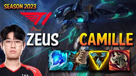 T1 Zeus CAMILLE Vs KAYLE Top KR Ranked YouTube