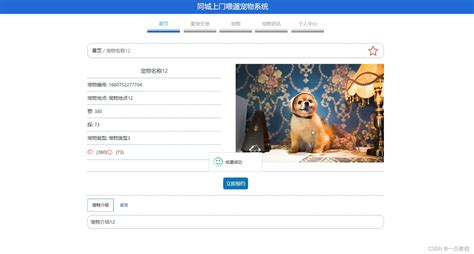 基于springboot同城上门喂遛宠物系统的设计与实现 csdn博客