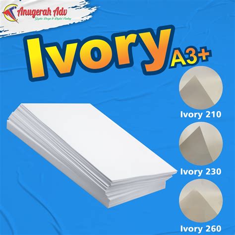 Jual Kertas Ivory Gr A Art Karton Gr A X Cm Shopee