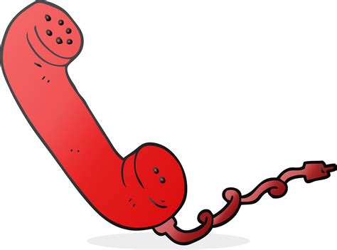 Cartoon Telephone Receiver 44975174 PNG