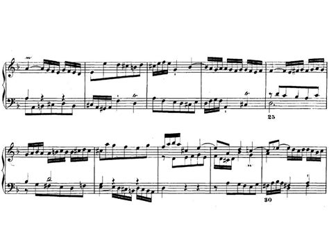 J S Bach El clave bien temperado I Fuga nº 6 Partitura on line
