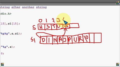 bangla c programming tutorial 60 add a string after a string youtube