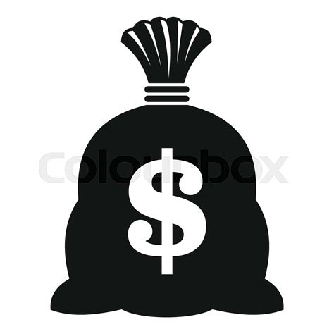 Taske Dollar Penge Stock Vektor Colourbox