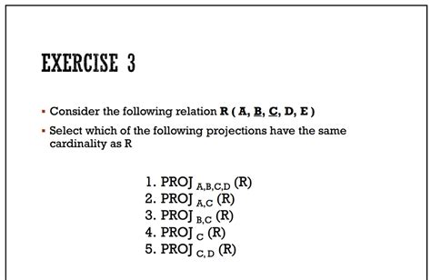 solved exercise3 consider the following relation r a b