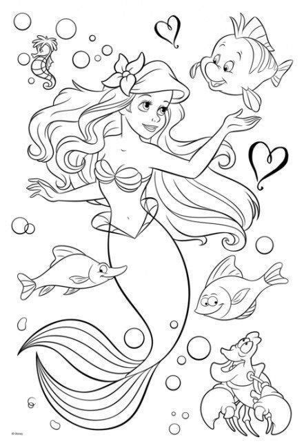 Pin By Yocelyn Blanco On Dibujos Para Colorear Ariel Coloring Pages