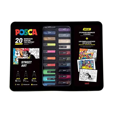 Mallette De Marqueurs Posca Street Art Achat En Ligne Artmania