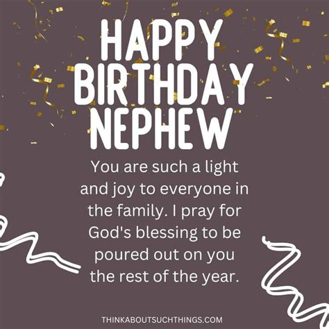 Great Birthday Prayers For Nephew Plus Images Happy Birthday Nephew