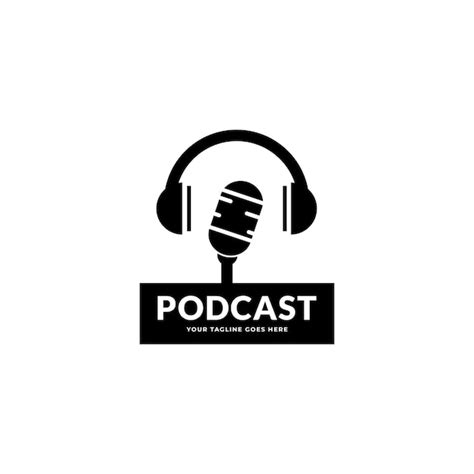 Premium Vector Podcasts Flat Vector Illustration Icon Logo Design