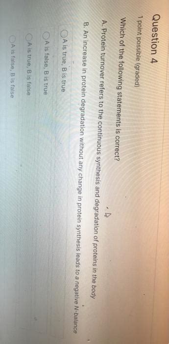 solved question 4 1 point possible graded which of the