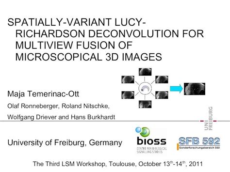 pdf spatially variant lucy richardson deconvolution for €¦ · lucy richardson algorithm