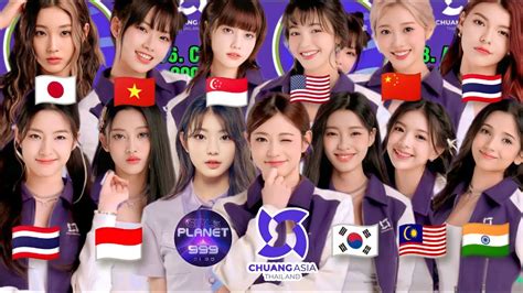 Chuang Asia Official Contestans From Youtube