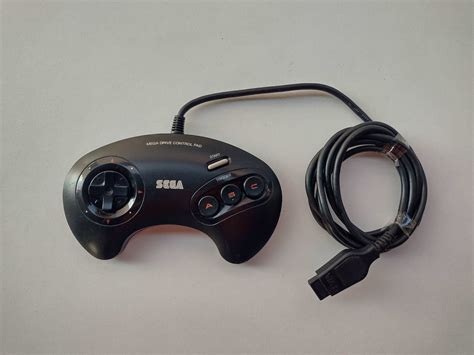 Controle Mega Drive Usado Original Es Preto B