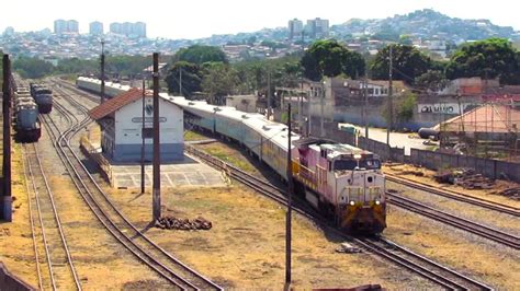 Exclusivo Novo Trem De Passageiros Da Vale Manobrando No Horto