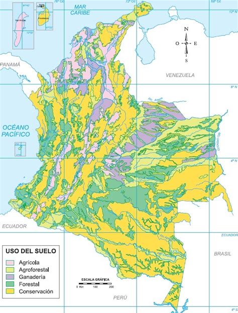 Mapa De Colombia Uso Del Suelo Social Hizo