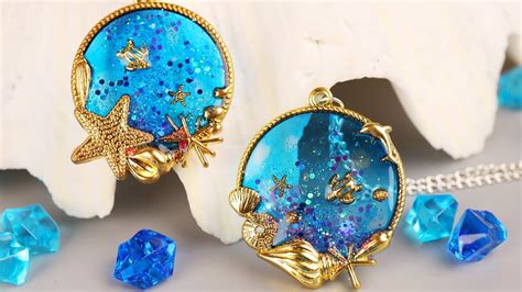 Resin Jewelry Tutorial UV Resin DIY Pendants Resin Art YouTube