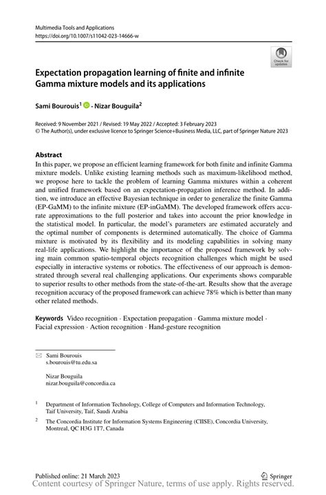 expectation propagation learning of finite and infinite gamma mixture models and its