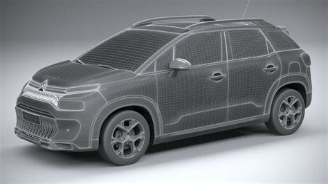 Citroen C3 Aircross 2022 3D Model 129 Max Lwo Fbx Obj Ma 3ds